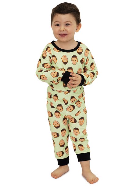 Pijama Personalizado Body Baby Longo Verde Menta